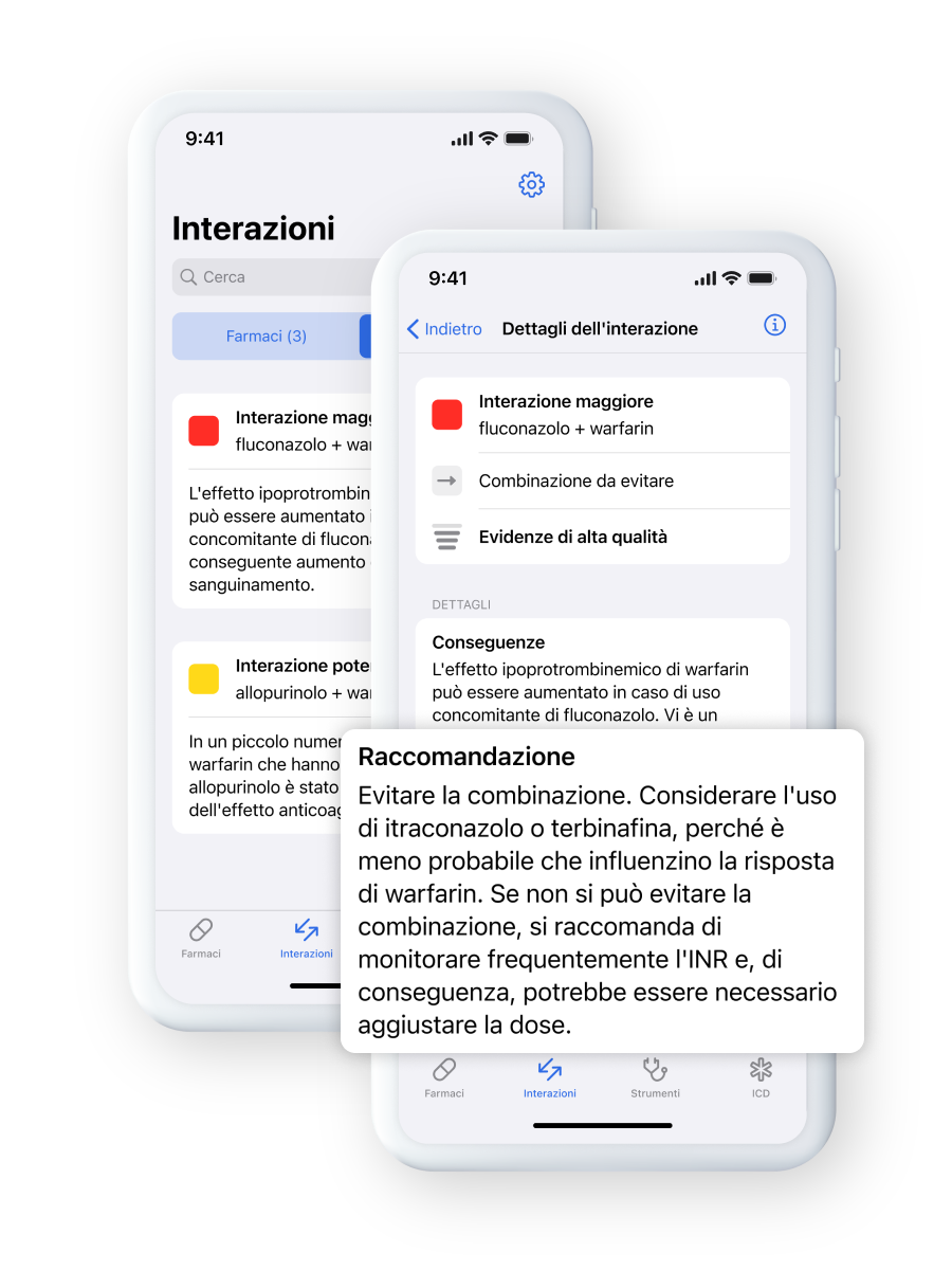 Controllo delle interazioni farmacologiche